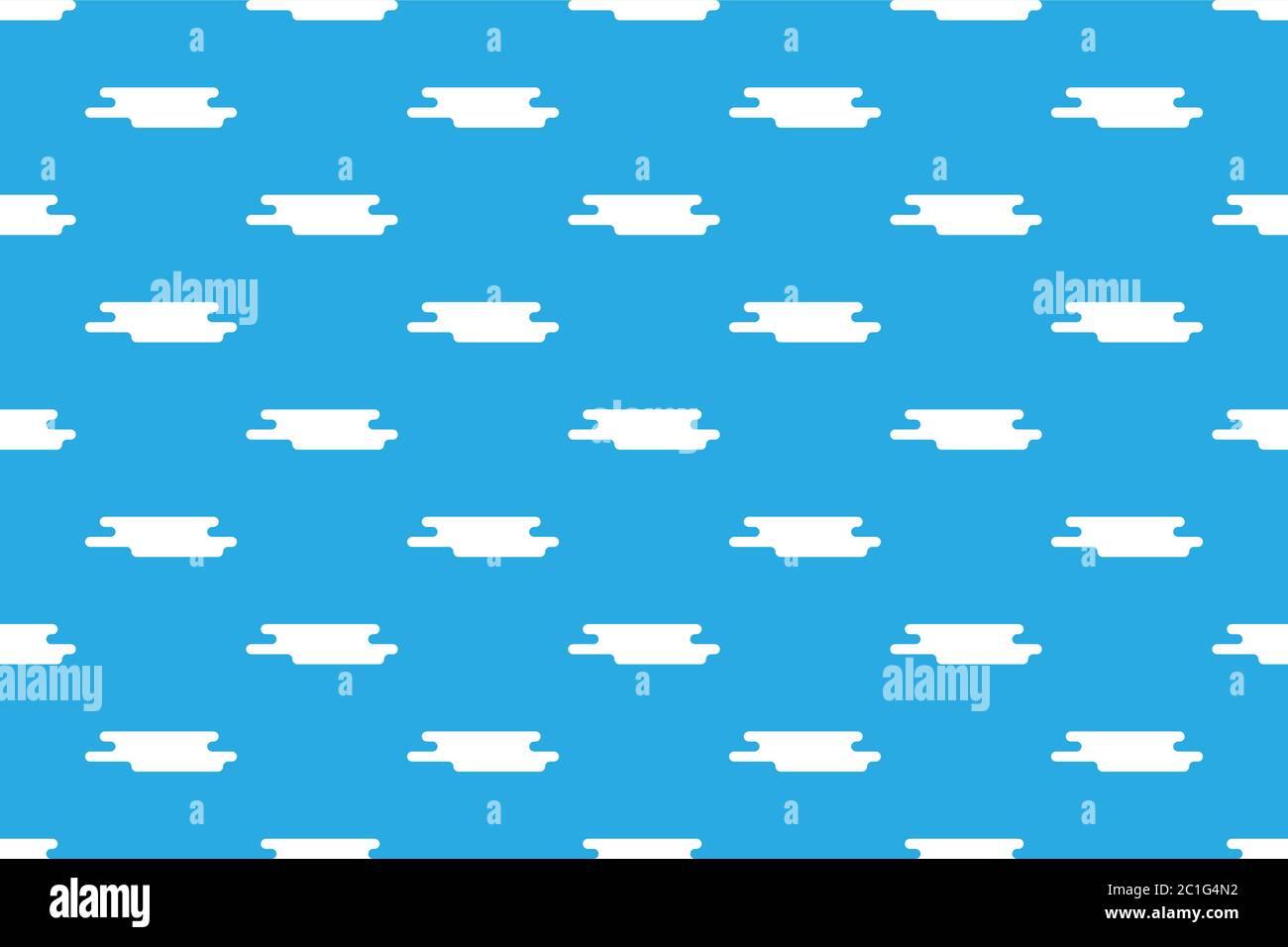 Seamless cloud pattern in an abstract style. Simple vector illustration ...