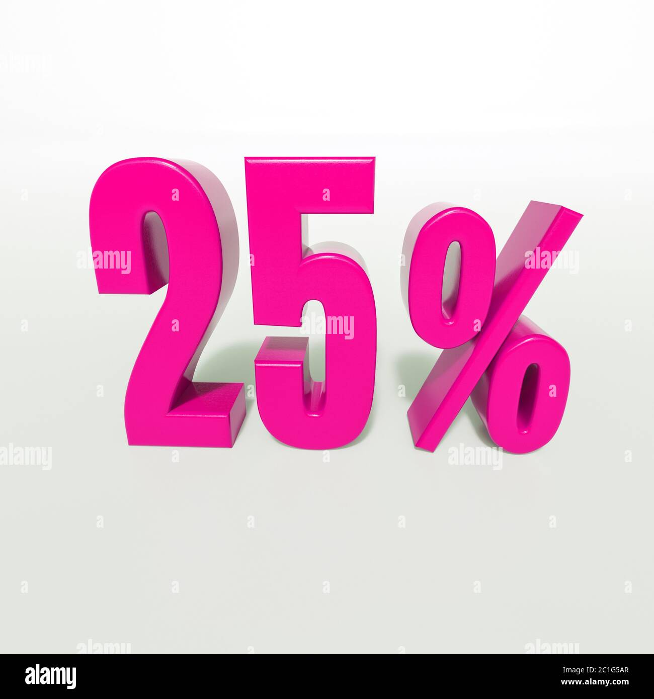25 Percent Pink Sign Stock Photo - Alamy