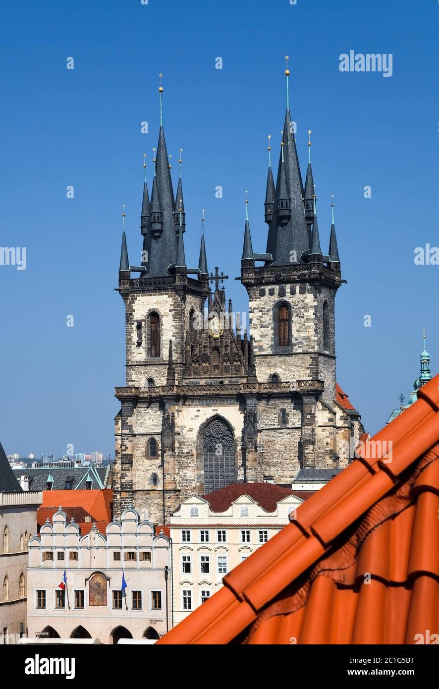 Famous prague church hi-res stock photography and images - Alamy