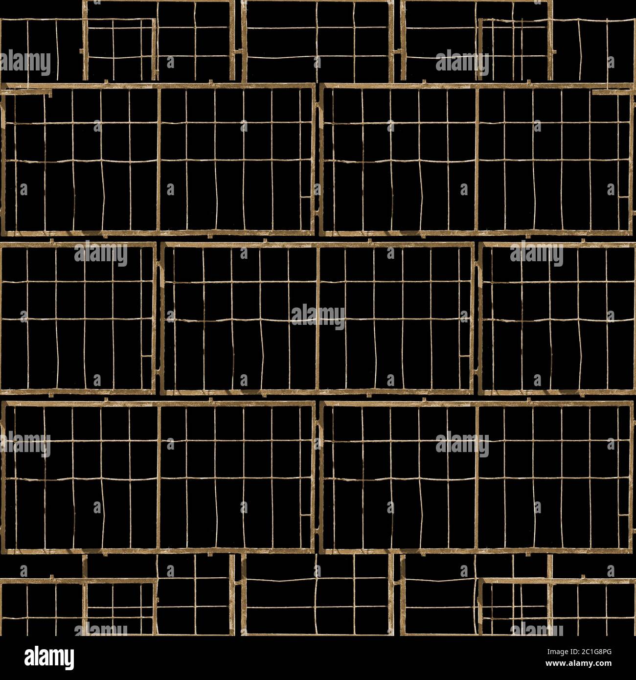 Iron Grid Seamless Pattern Stock Photo - Alamy