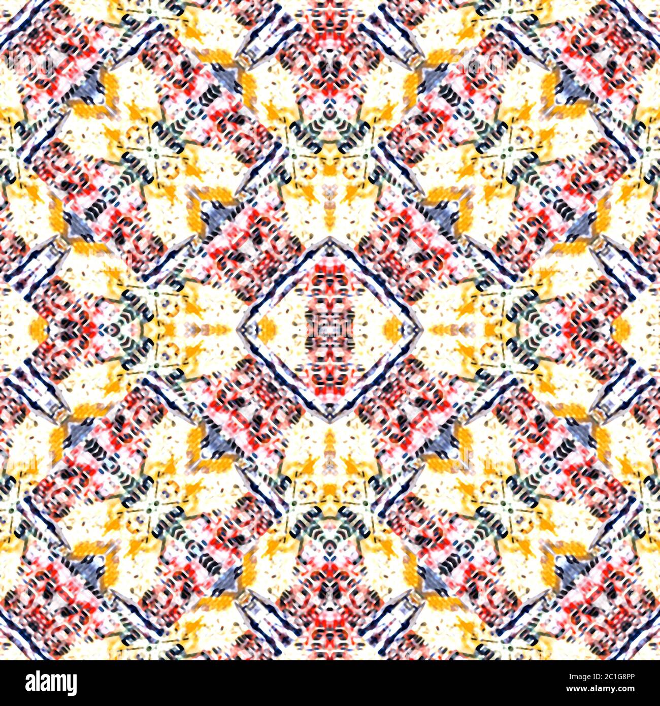 Tribal Seamless Pattern Stock Photo - Alamy