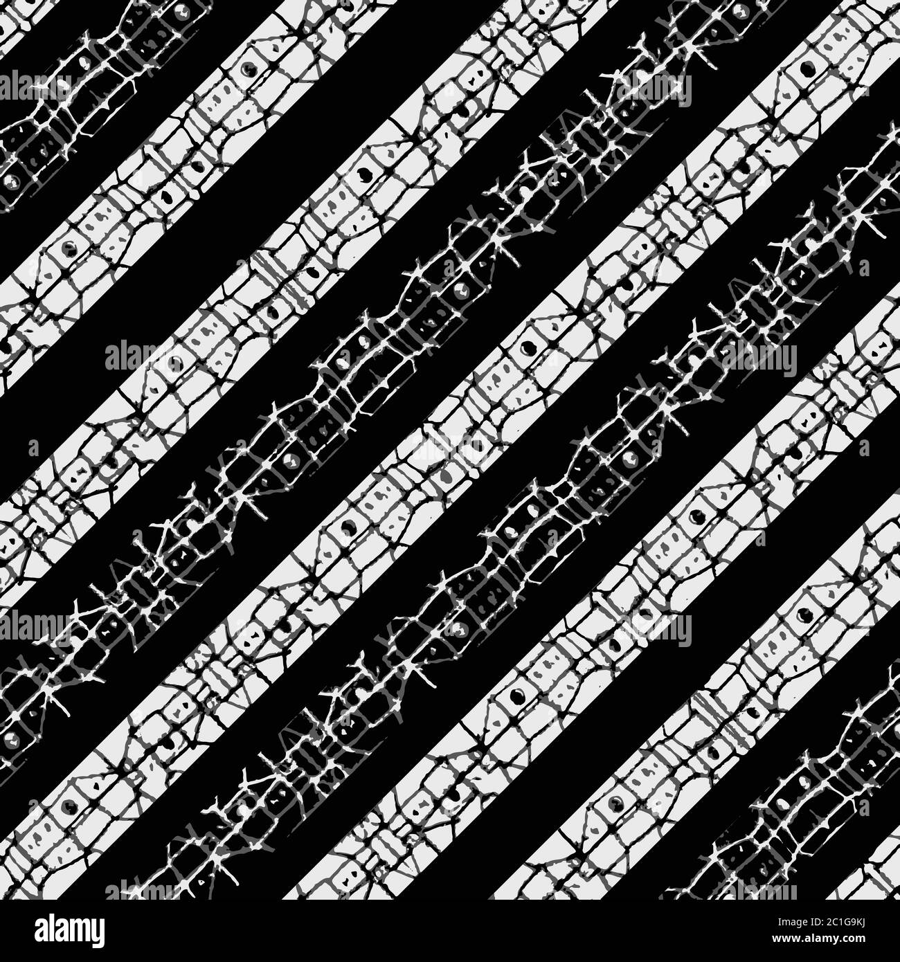 Geometric decorated Black and White Stock Photos & Images - Alamy