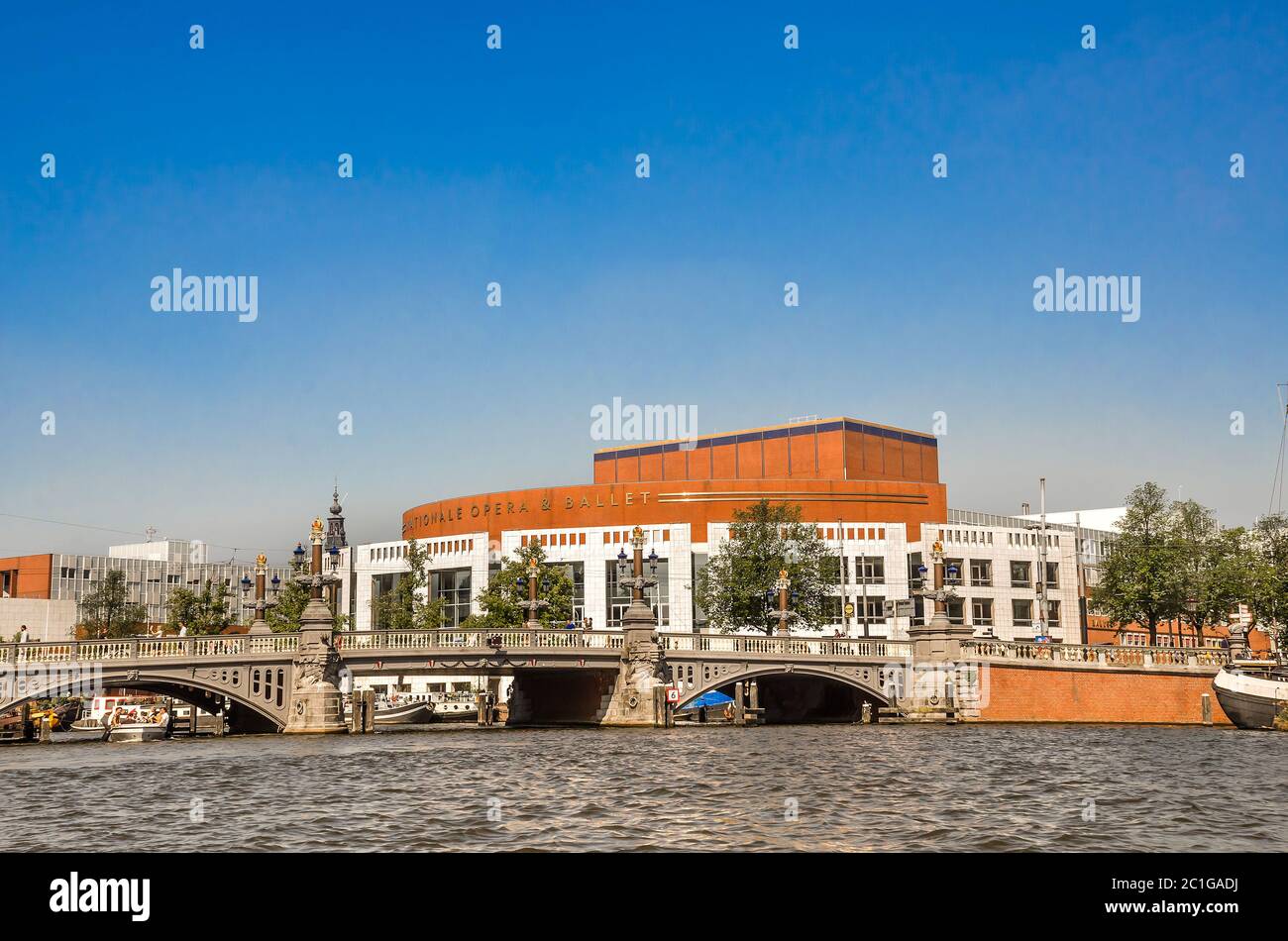AMSTERDAM, HOLLAND - AUG 31, 2019: Dutch National Opera & Ballet ...