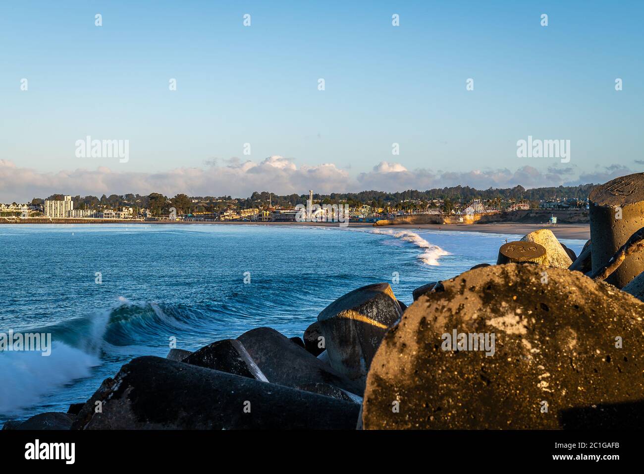 Santa Cruz Sunrise Stock Photo - Alamy