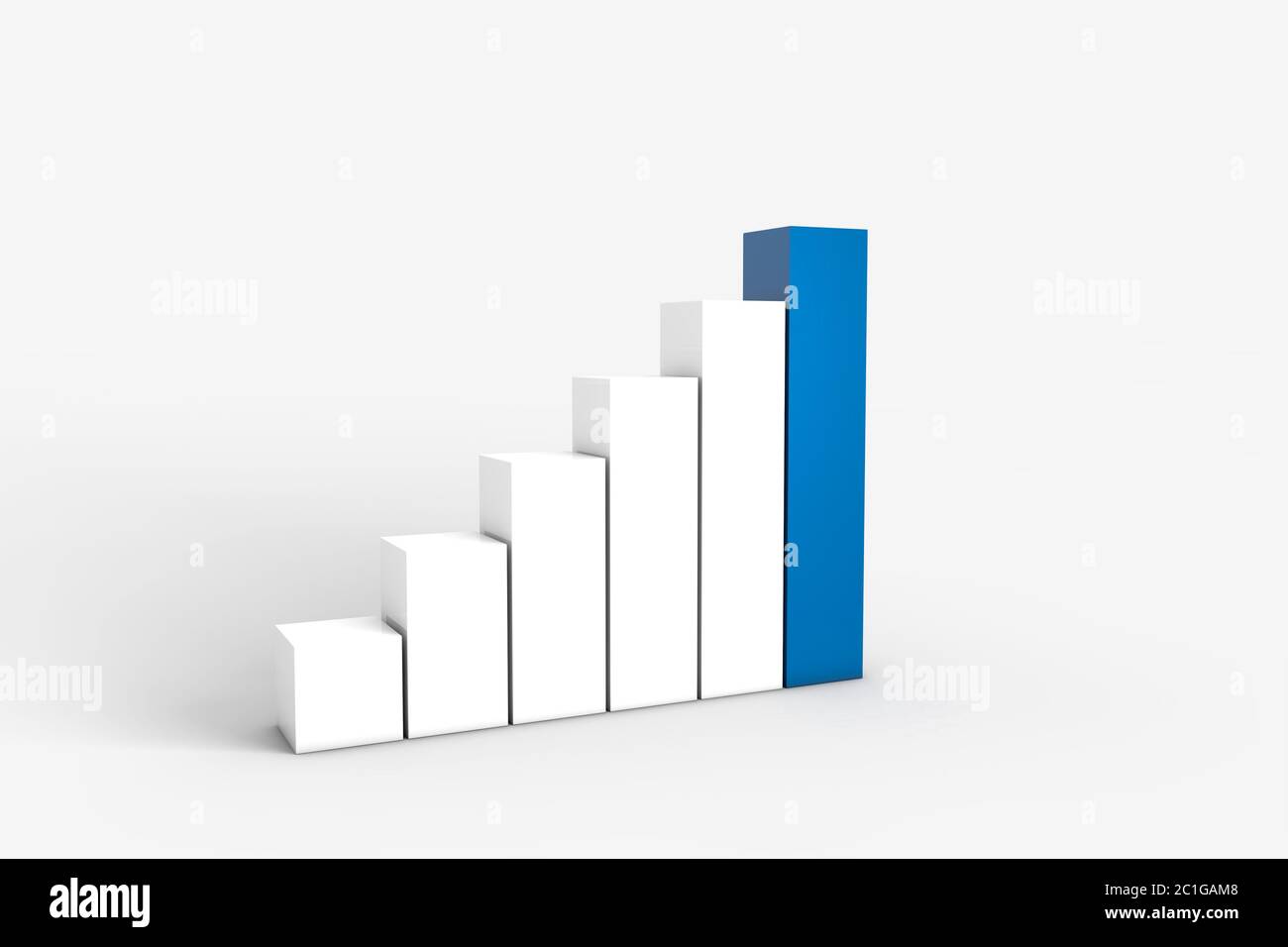 chart with white background ,business concept Stock Photo - Alamy