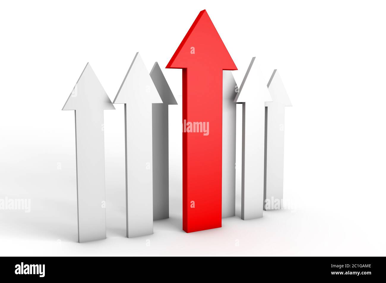 arrow with white background,business concept Stock Photo - Alamy