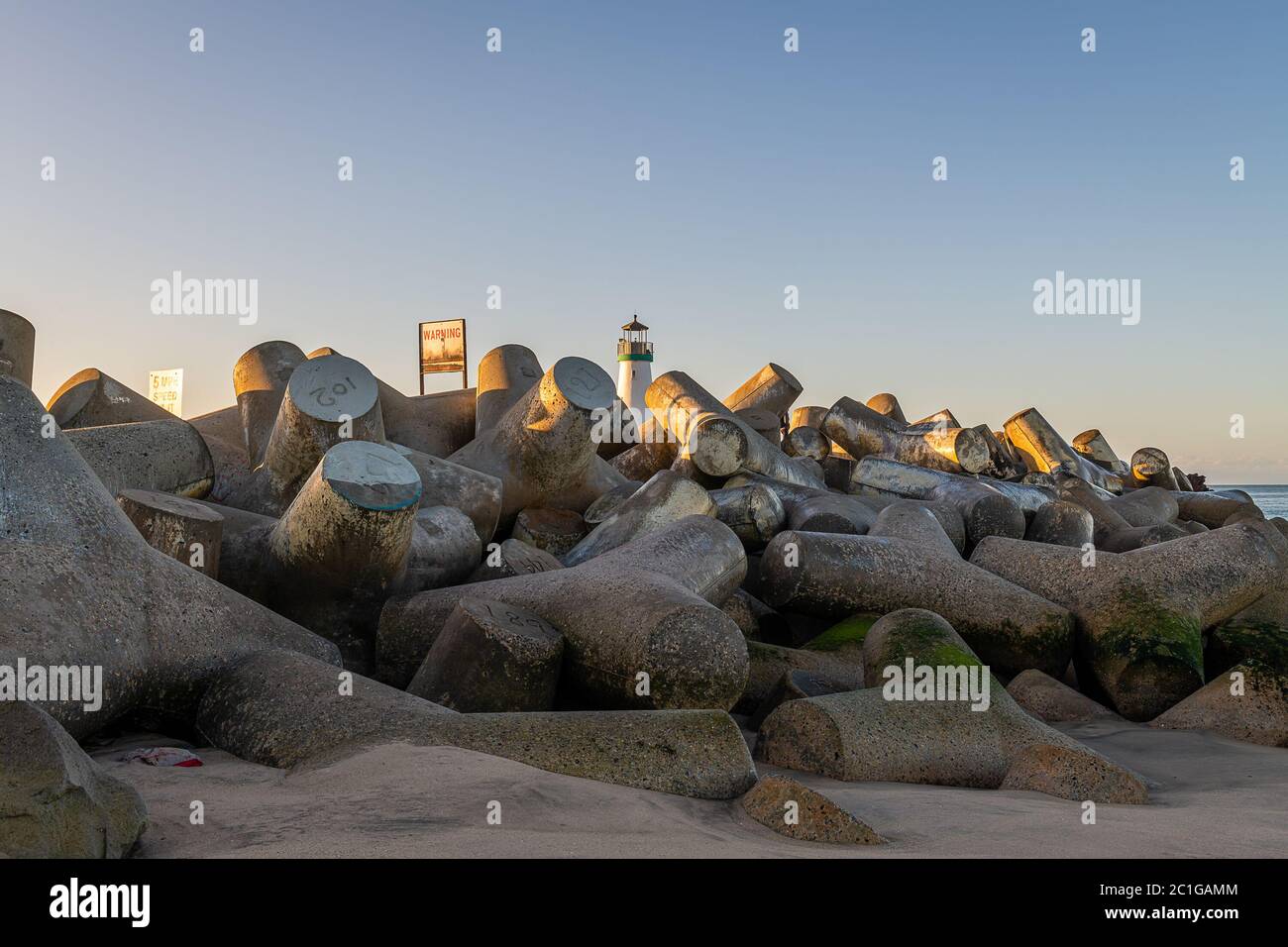 Santa Cruz Sunrise Stock Photo - Alamy