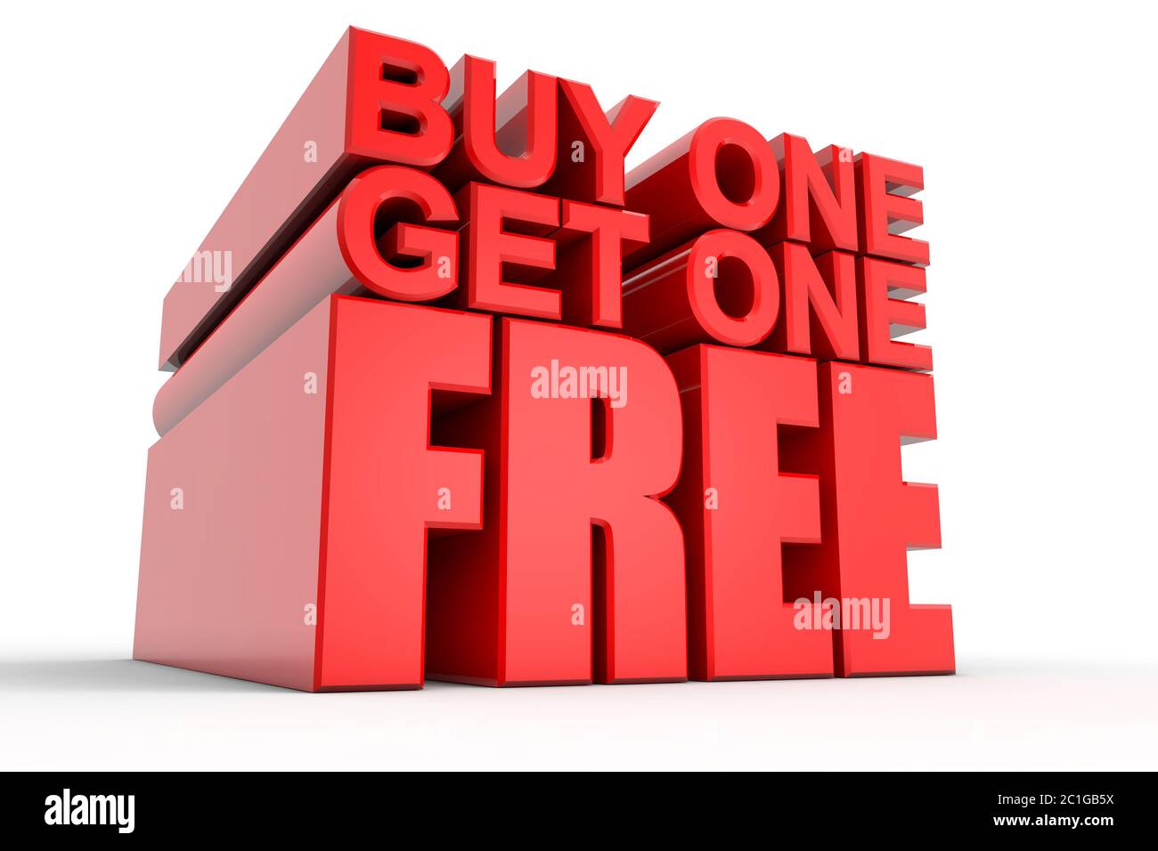 Buy on get one free Cut Out Stock Images & Pictures - Alamy