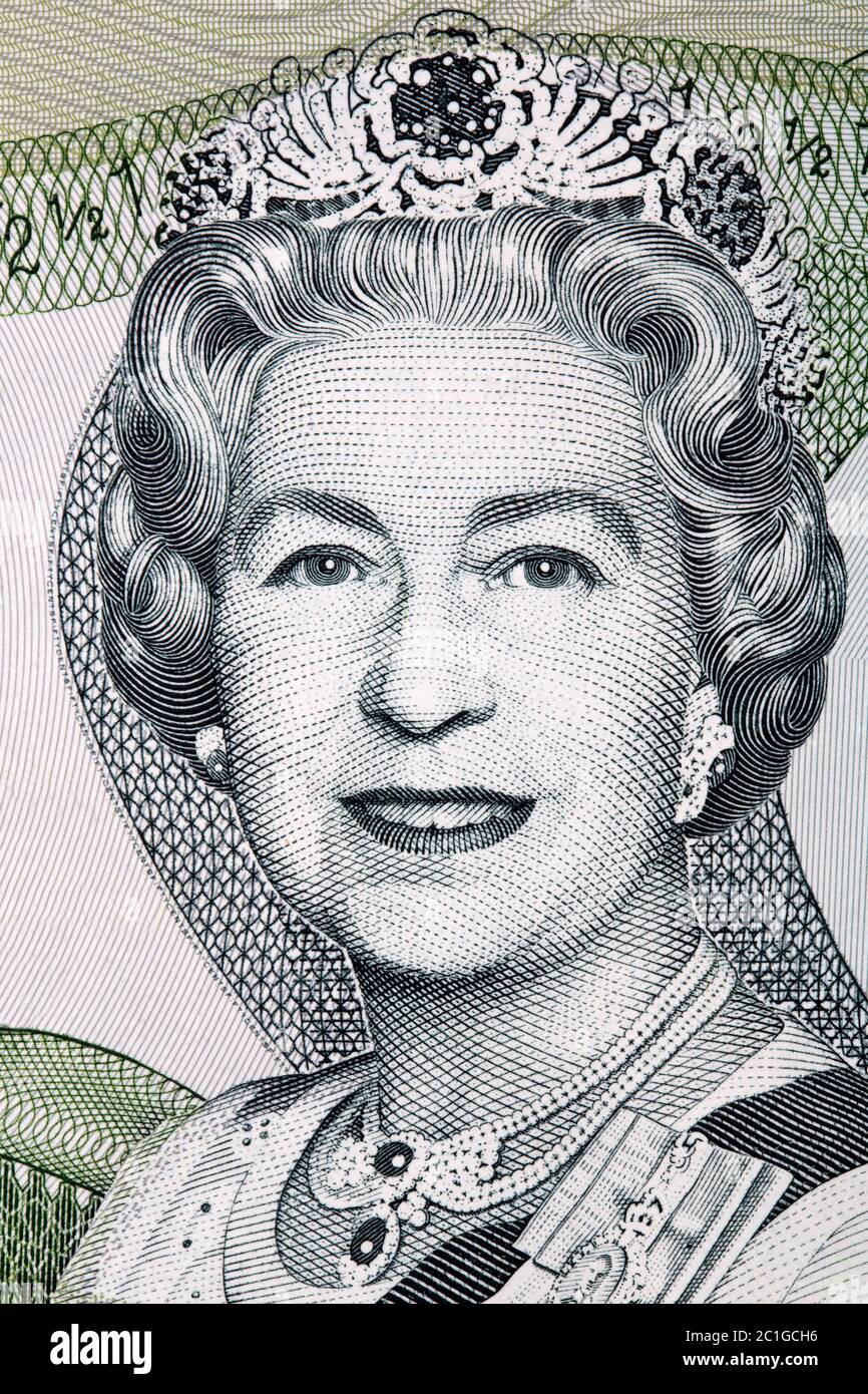 Elizabeth II portrait Stock Photo - Alamy