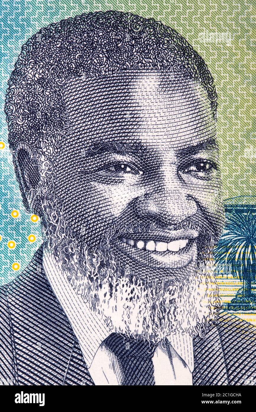 Samuel Daniel Shafiishuna Nujoma portrait Stock Photo - Alamy