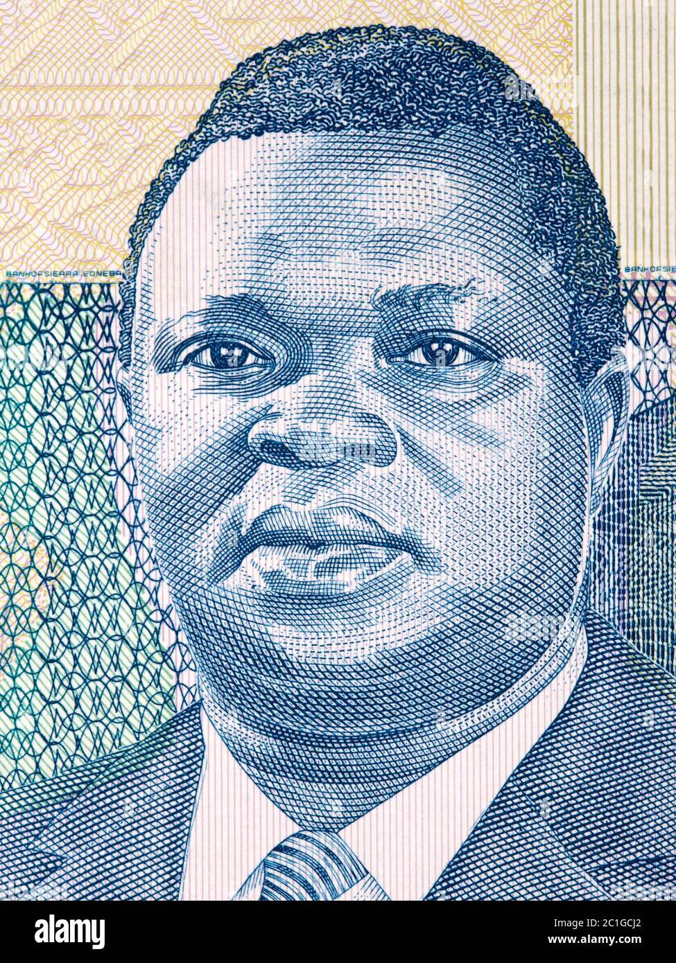 Joseph Saidu Momoh portrait Stock Photo - Alamy