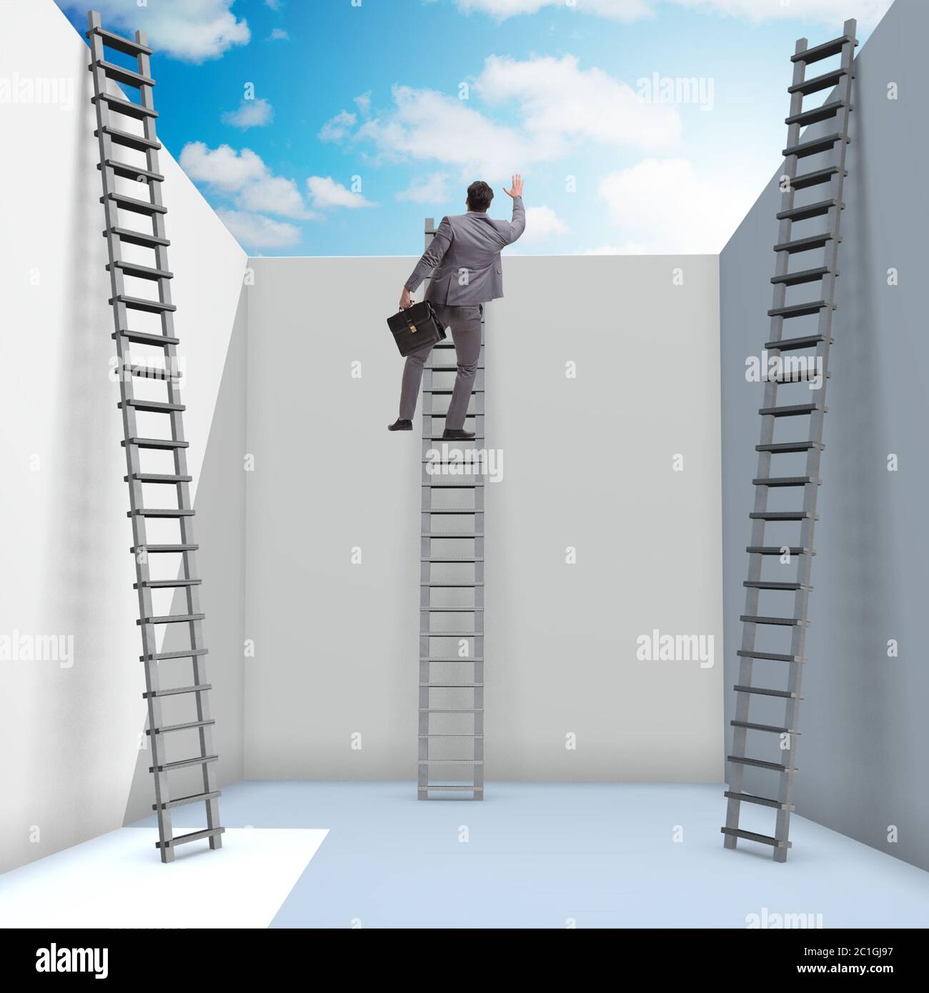 Avoiding ladder hi-res stock photography and images - Alamy