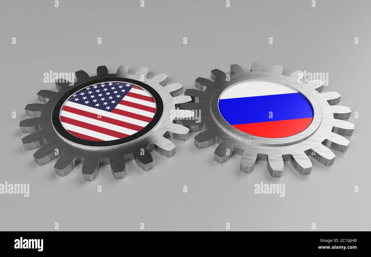 USA and Russia Stock Photo - Alamy