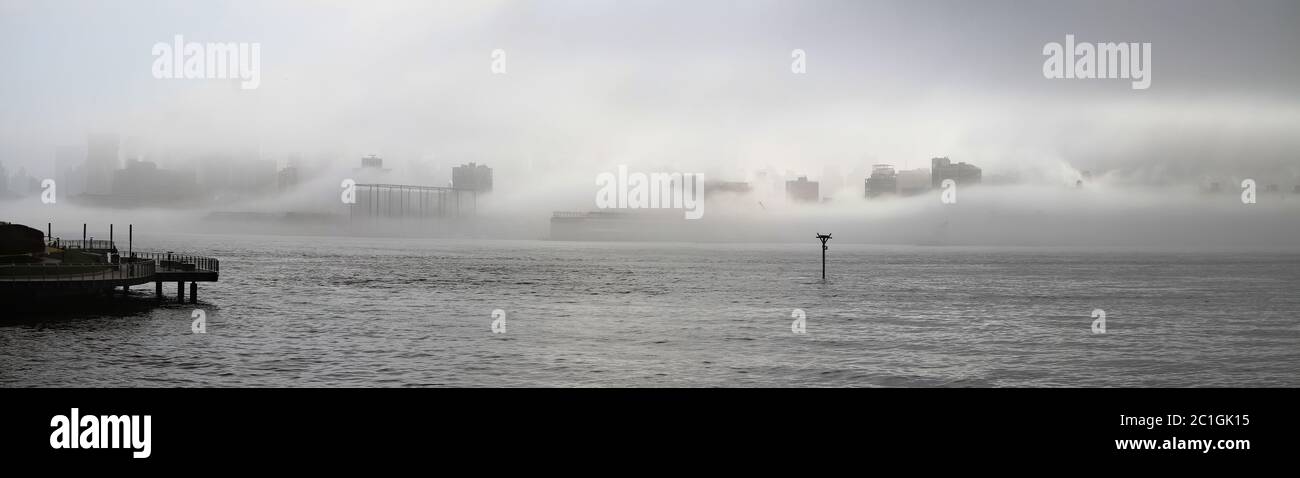 Skyscraper shrouded in mist hi-res stock photography and images - Alamy