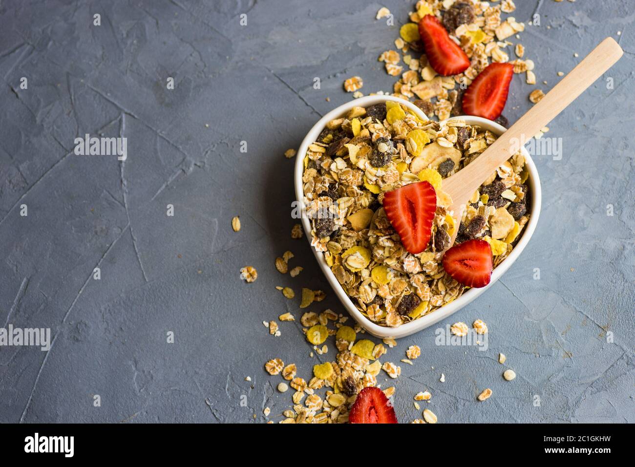 Healthy breakfast concept Stock Photo - Alamy