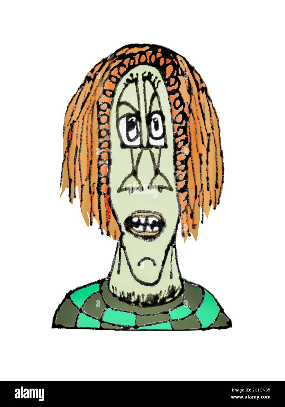 Scribble Cartoon Style Drawing Stock Photo - Alamy