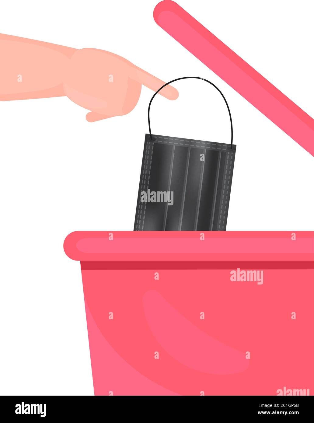 Dust bin man Stock Vector Images - Alamy