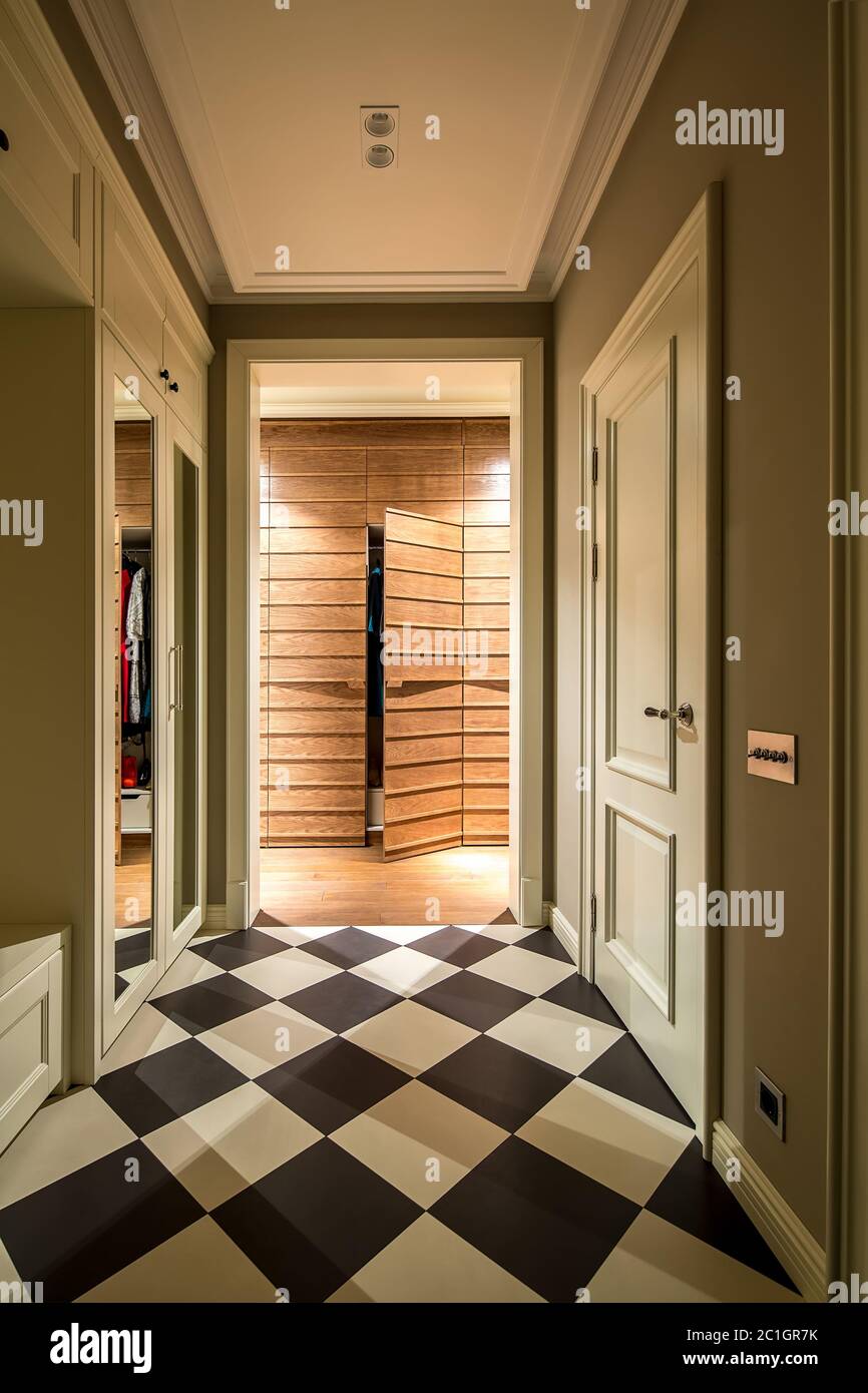 Beautiful corridor door in apartment hi-res stock photography and ...