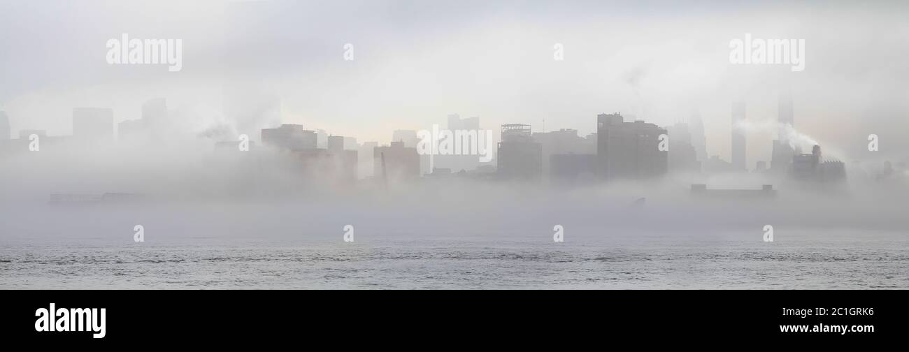 Skyscraper shrouded in mist hi-res stock photography and images - Alamy