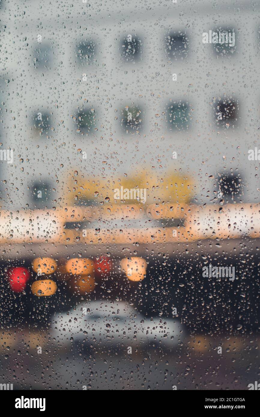 Looking out at rain window hi-res stock photography and images - Alamy
