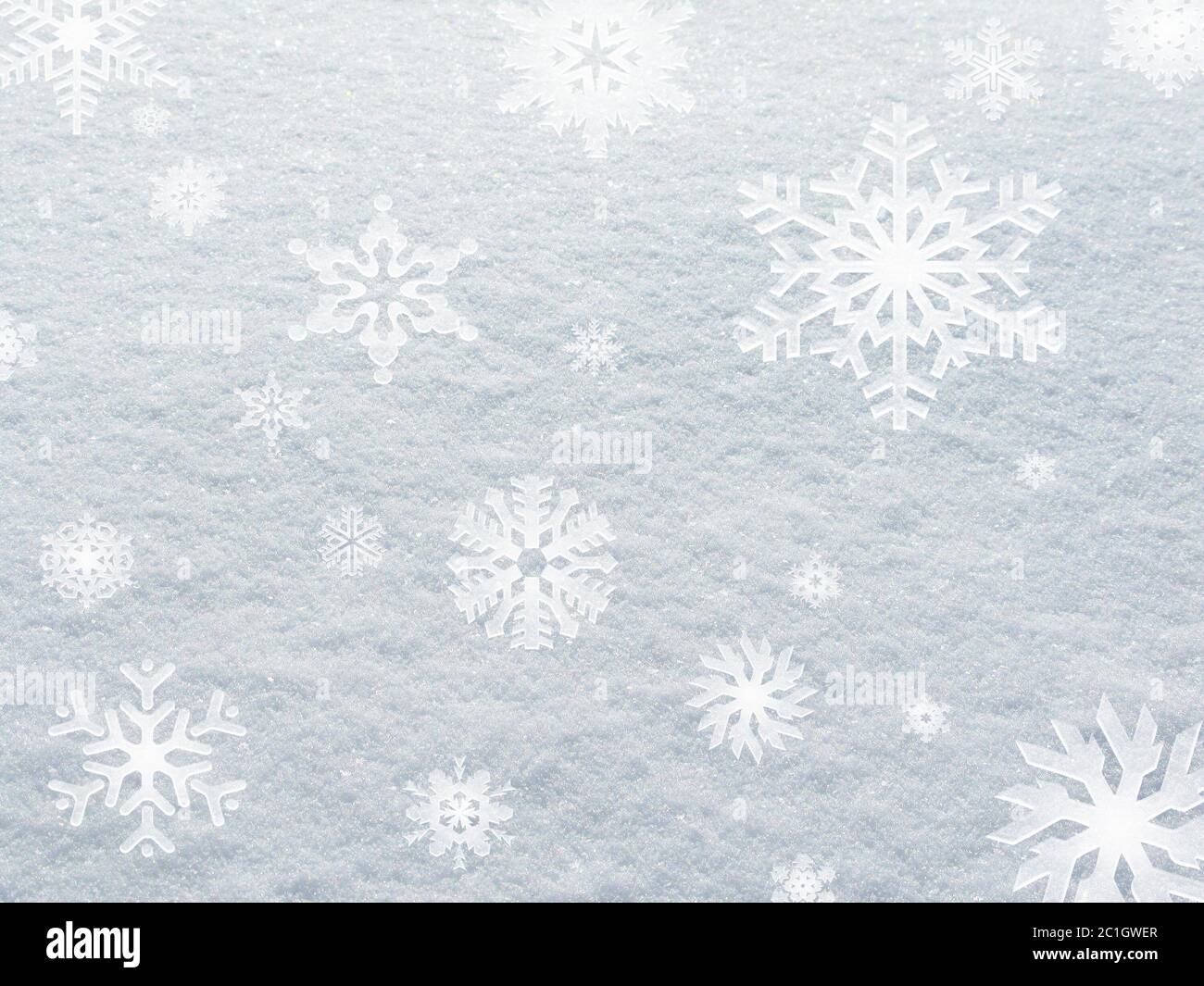 Fine snow background with snowflakes Stock Photo - Alamy