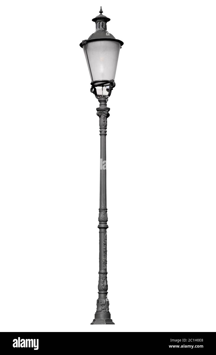 Street lamppost, isolated Stock Photo - Alamy