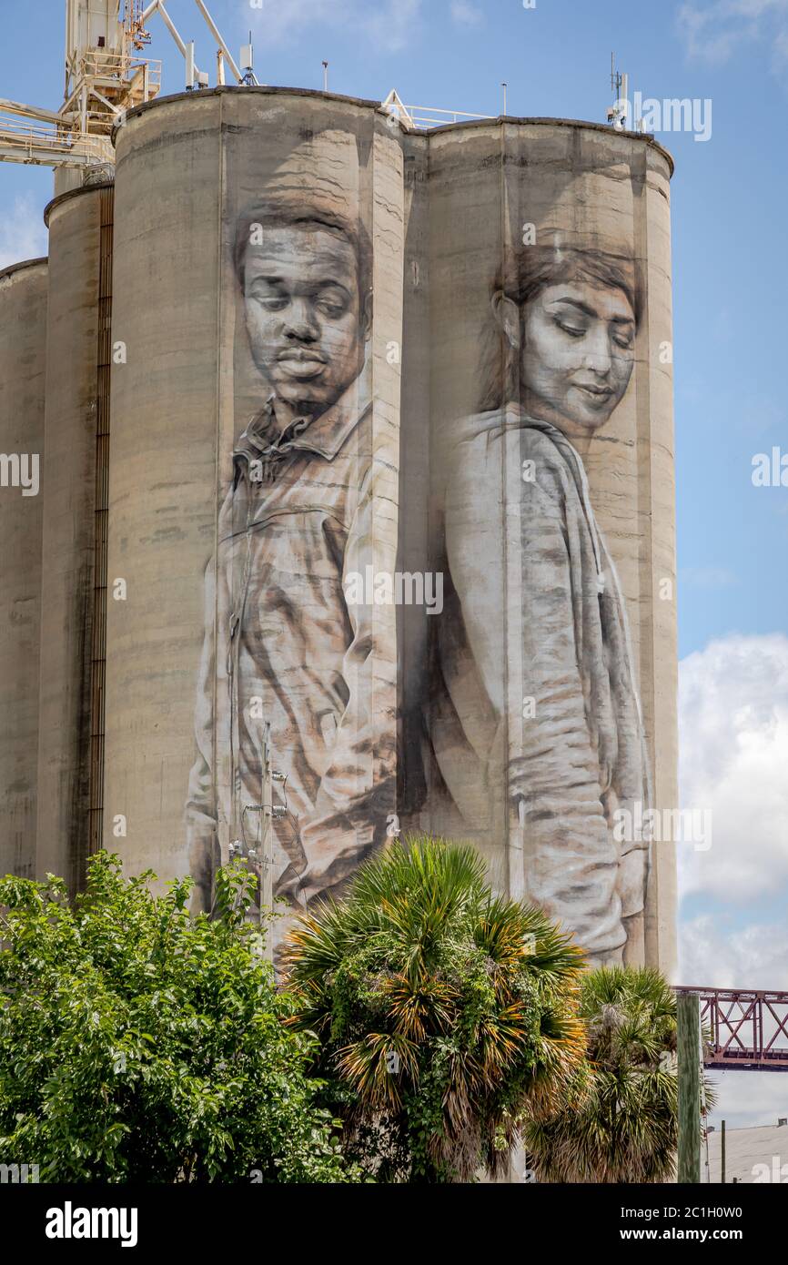 Murals of Unity Stock Photo - Alamy