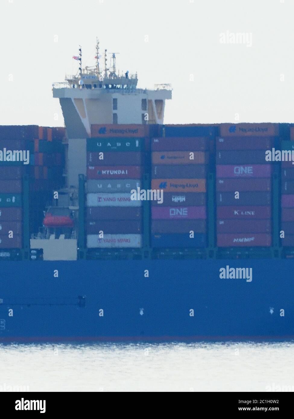 Worlds largest containership hi-res stock photography and images - Alamy