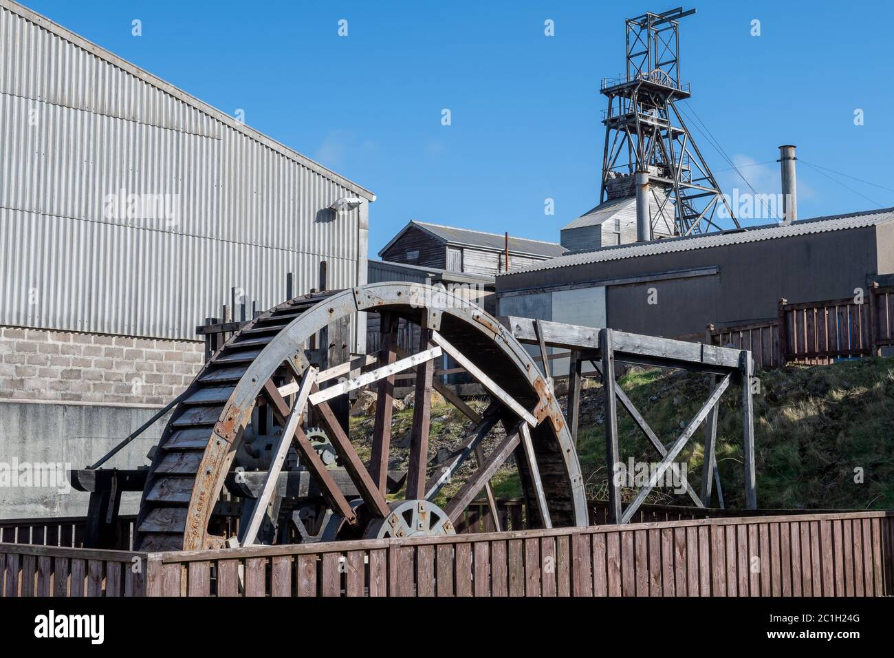 Cornish water wheel hi-res stock photography and images - Alamy