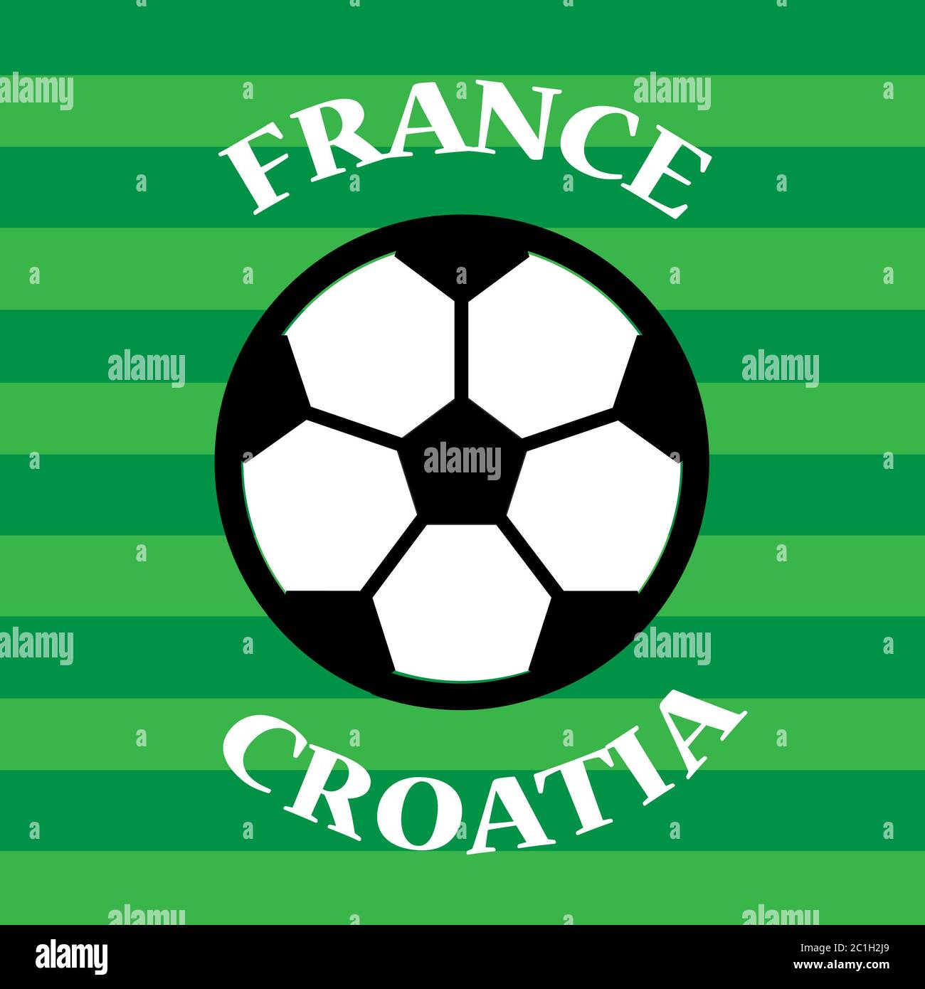 France vs croatia final hi-res stock photography and images - Alamy