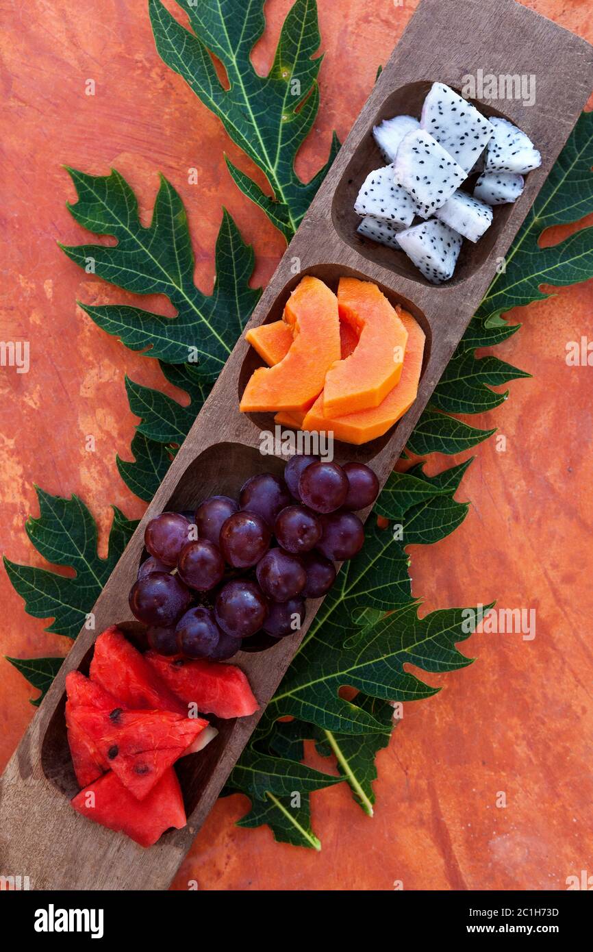 Tropical colorful fruit Stock Photo - Alamy