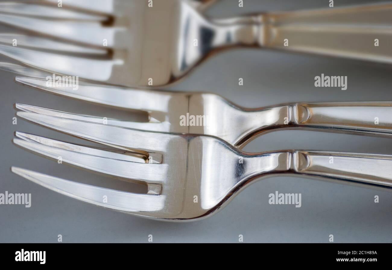 a fork in closeup Stock Photo - Alamy
