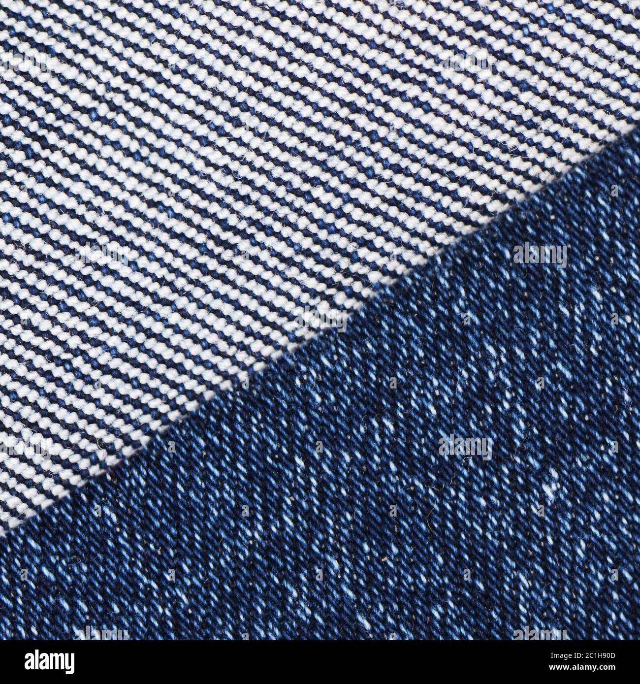 Dark blue female jeans - fabric structure Stock Photo - Alamy