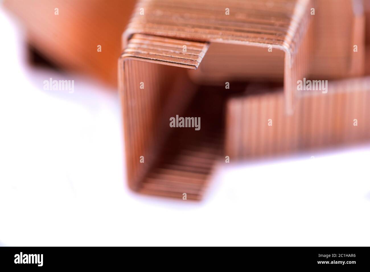staples in closeup Stock Photo - Alamy