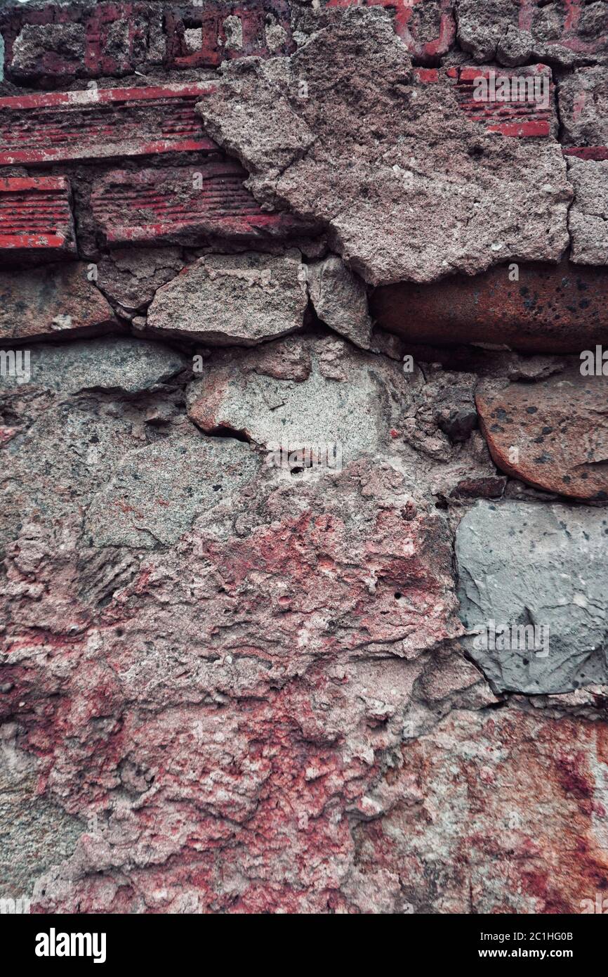 red wall texture Stock Photo - Alamy