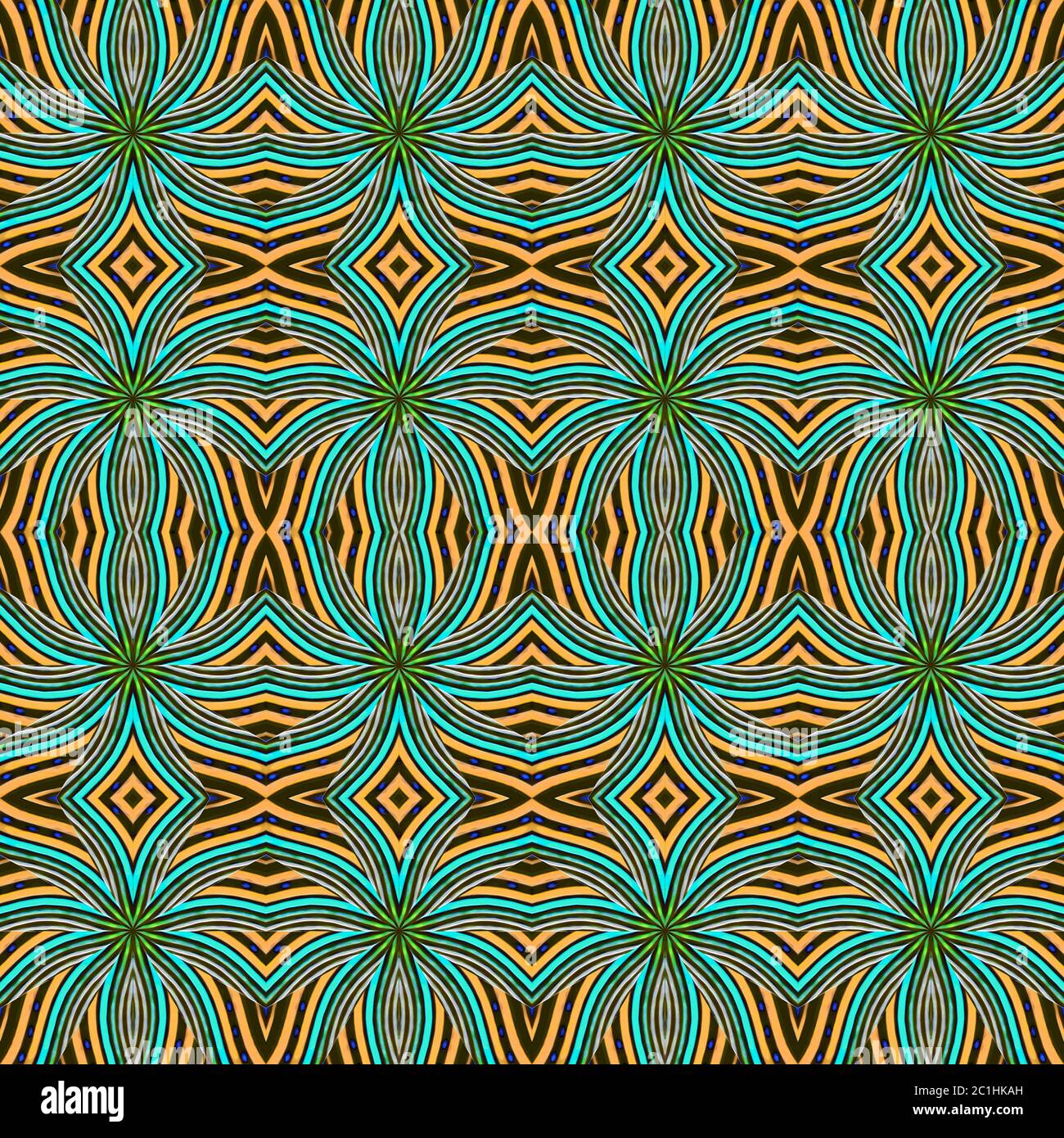 Modern Geometric Tribal Seamless Pattern Mosaic Stock Photo - Alamy