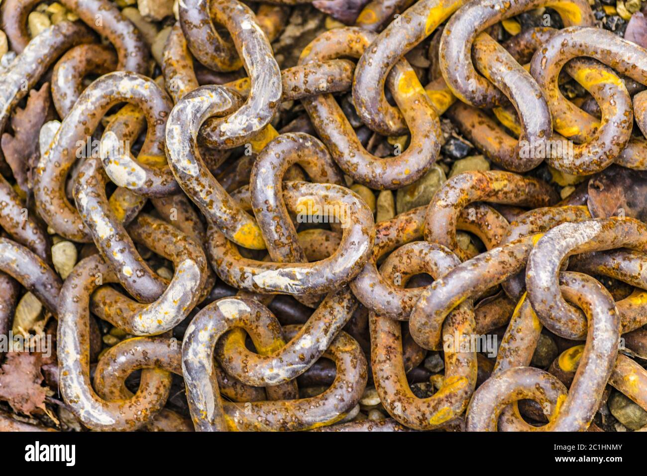 Pile chains hi-res stock photography and images - Alamy