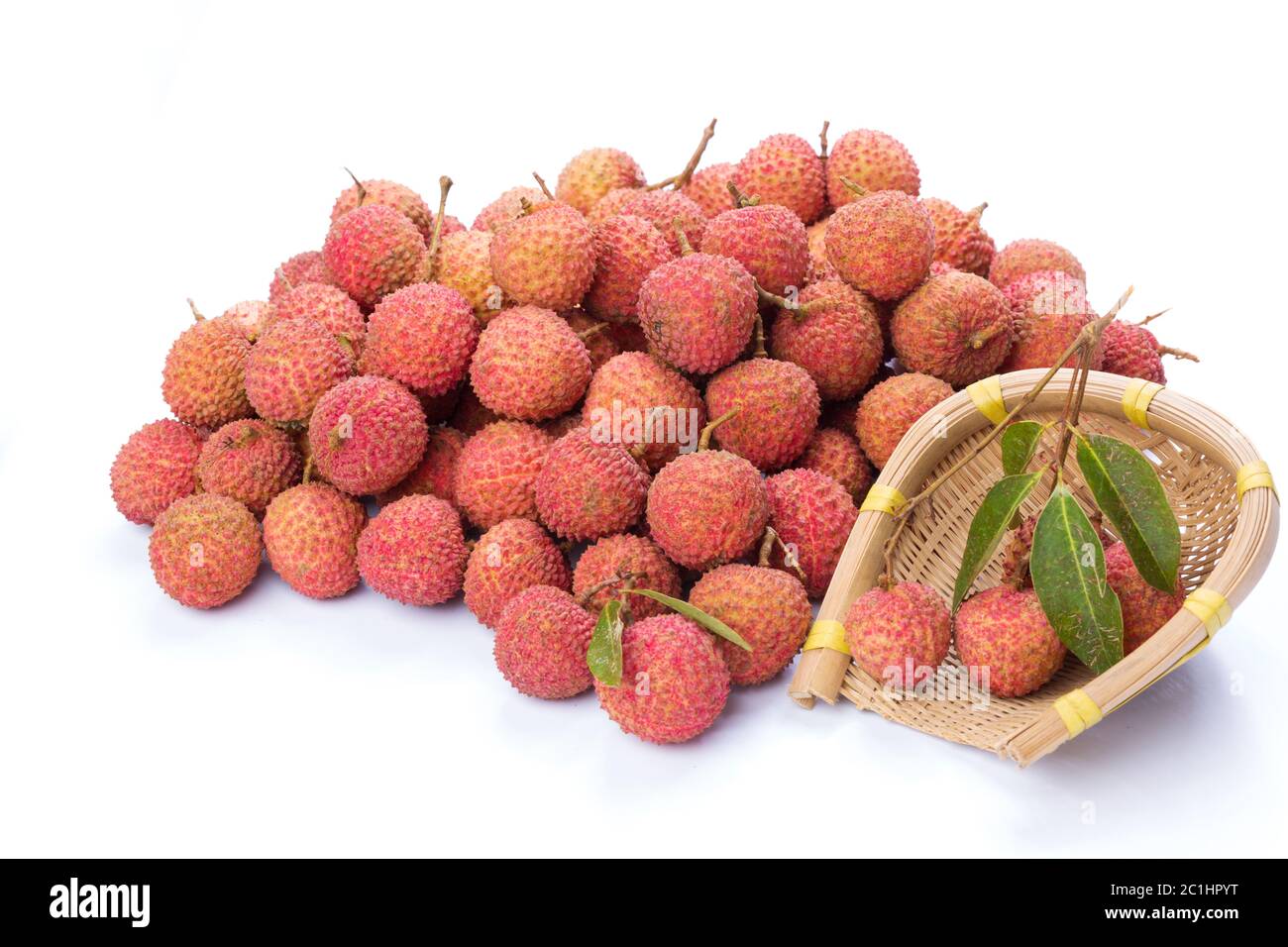 Litchi fruits Cut Out Stock Images & Pictures - Alamy