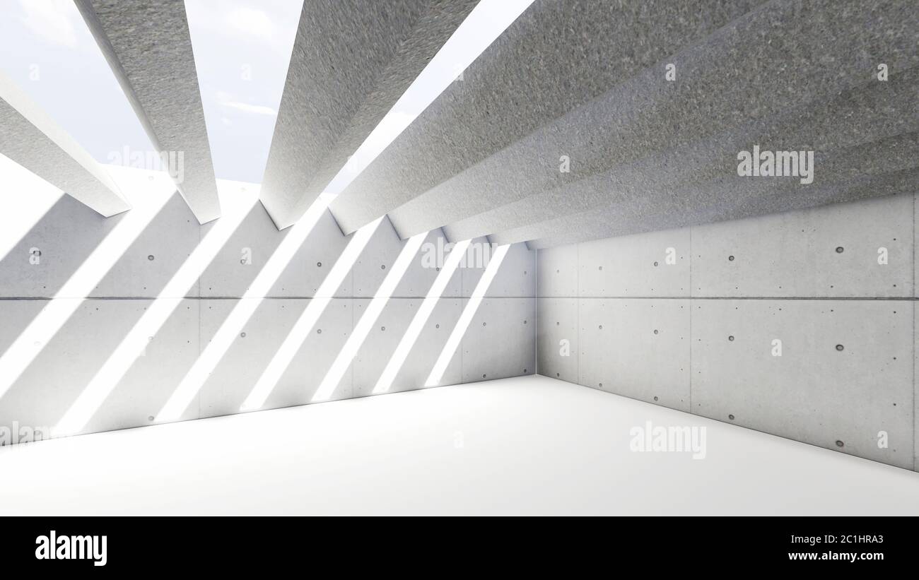 interior of building with 3D Stock Photo - Alamy