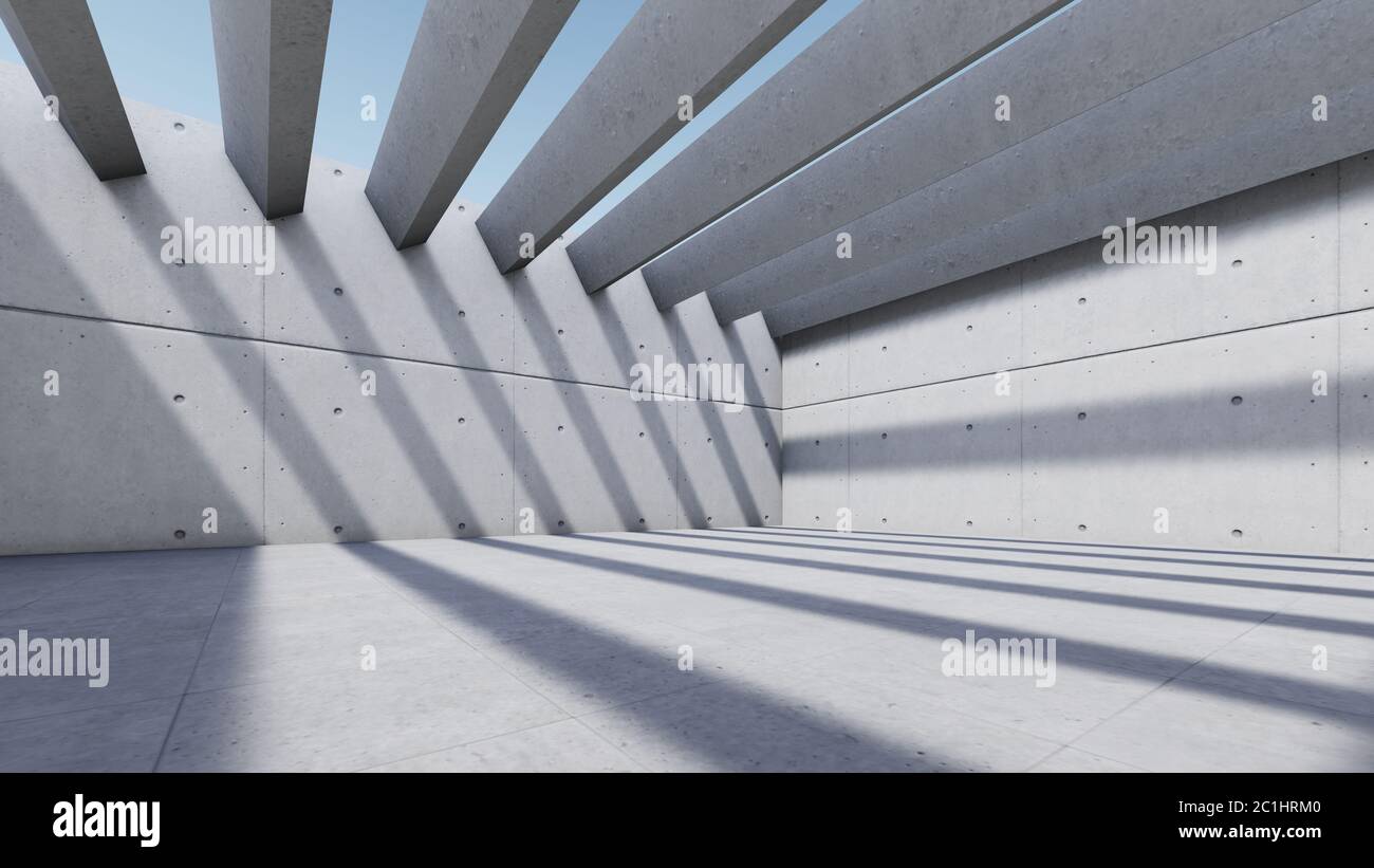 interior of building with 3D Stock Photo - Alamy