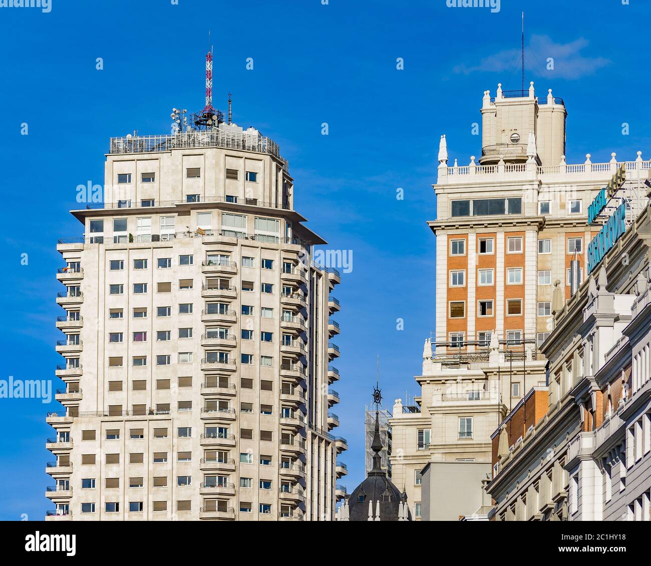 Madrid Modern Architecture Background Stock Photo - Alamy