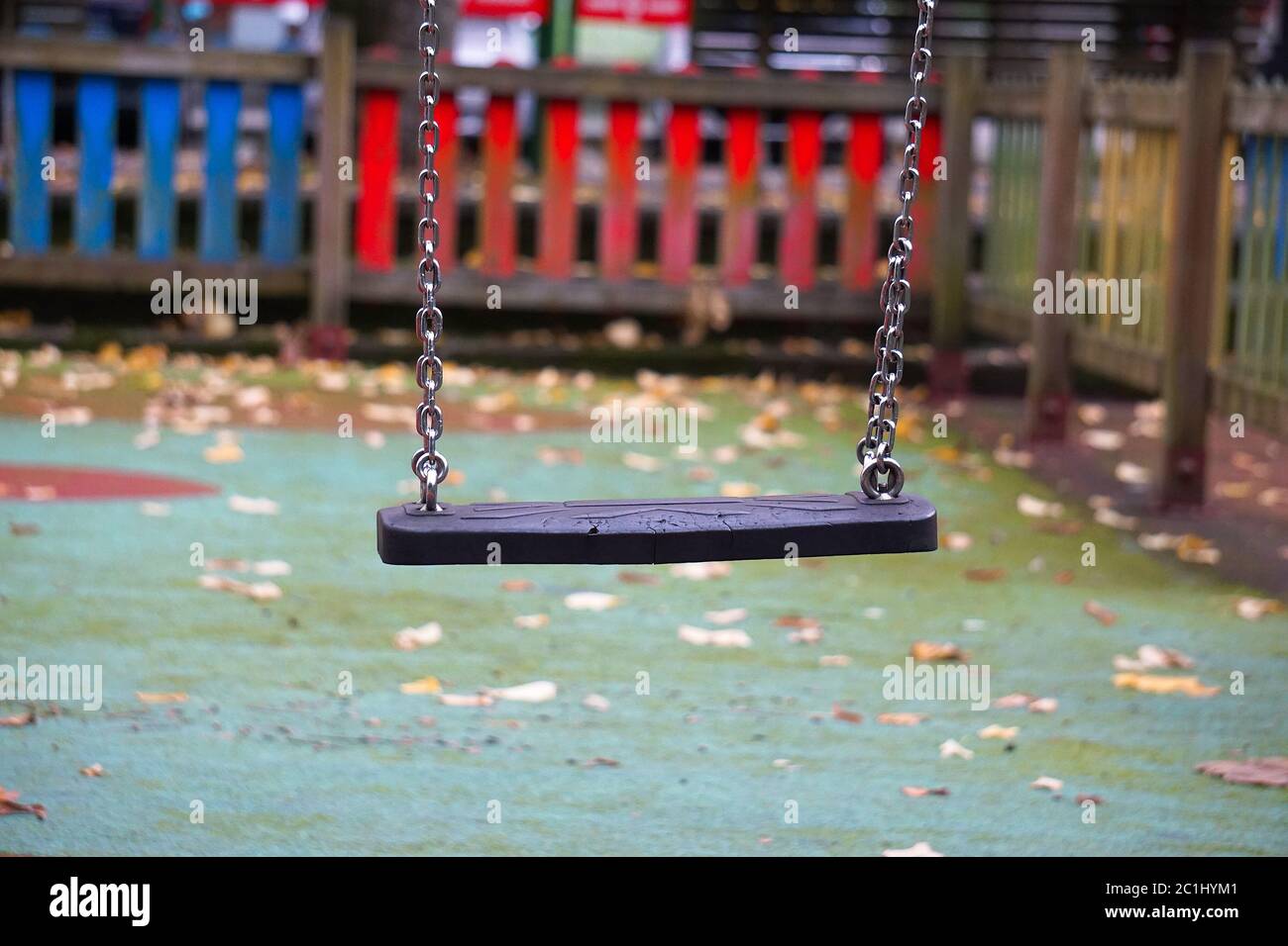 swing in the playground Stock Photo - Alamy