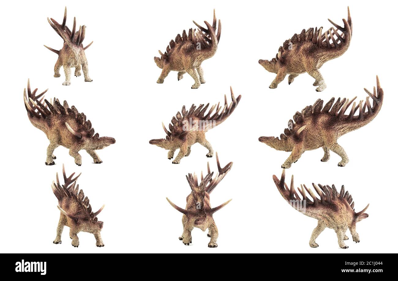 Kentrosaurus , dinosaur on white background Stock Photo - Alamy