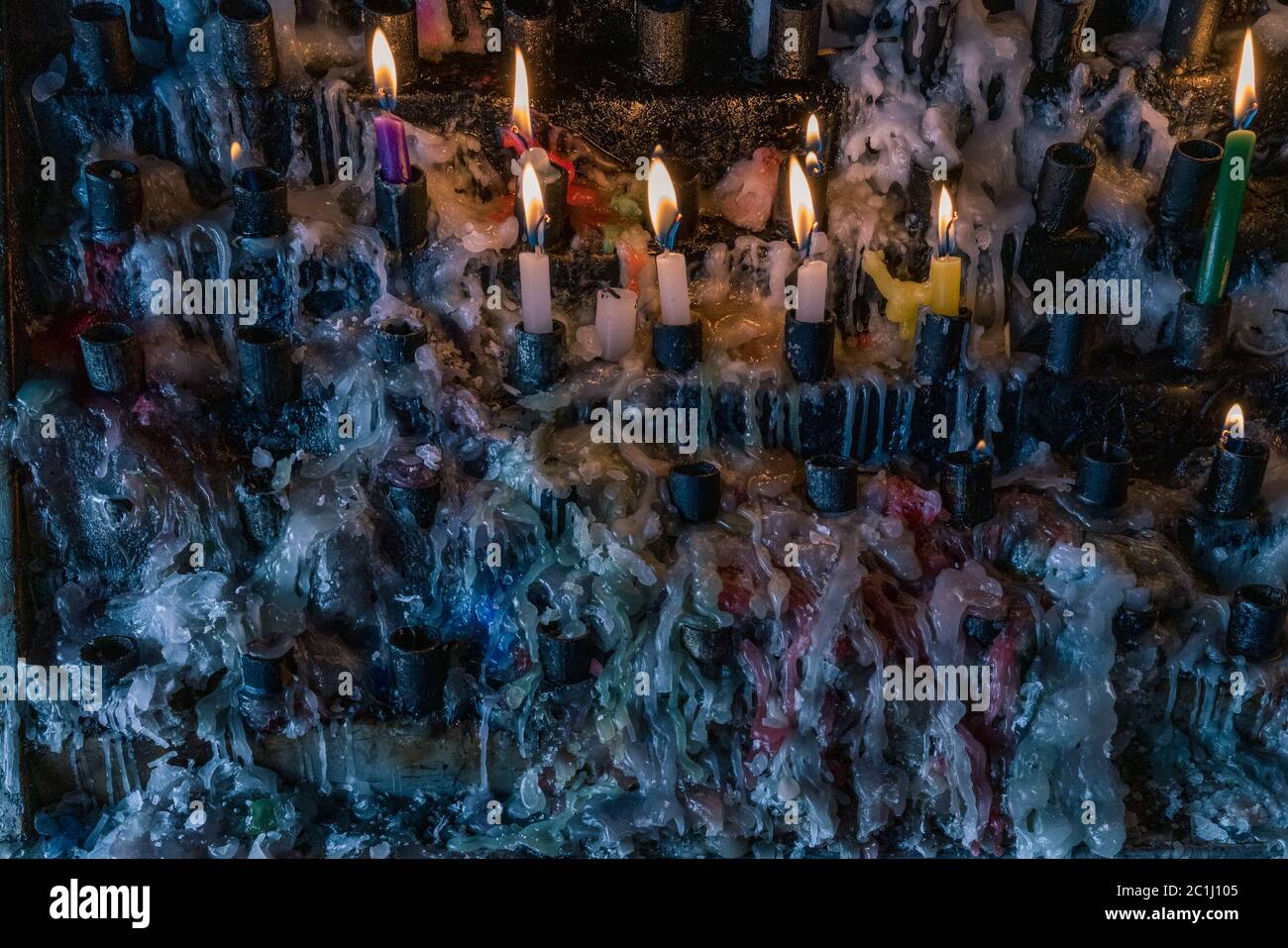Pools of melted wax hi-res stock photography and images - Alamy