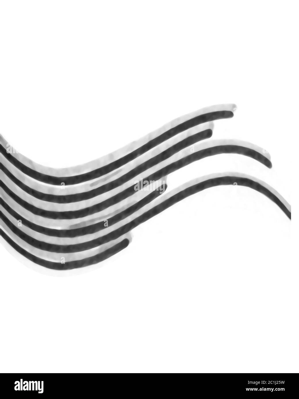 White Background with Curved Lines Stock Photo - Alamy