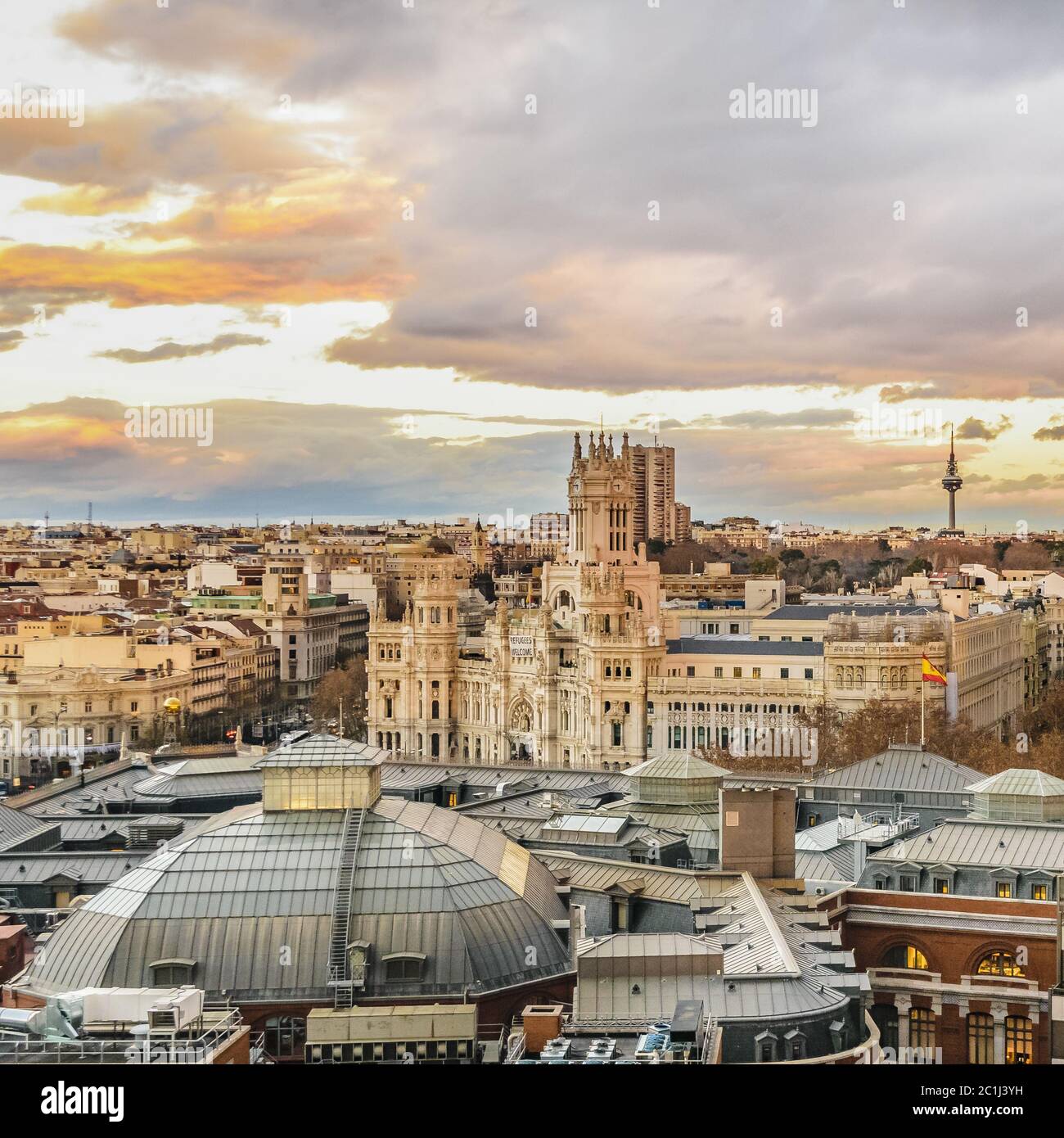 Aerial view madrid hi-res stock photography and images - Alamy
