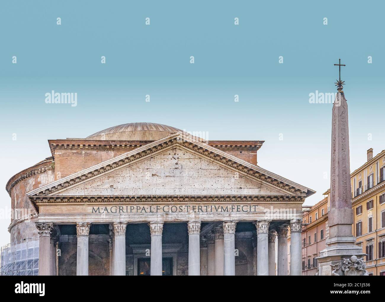 Pantheon Exterior View, Rome, Italy Stock Photo - Alamy