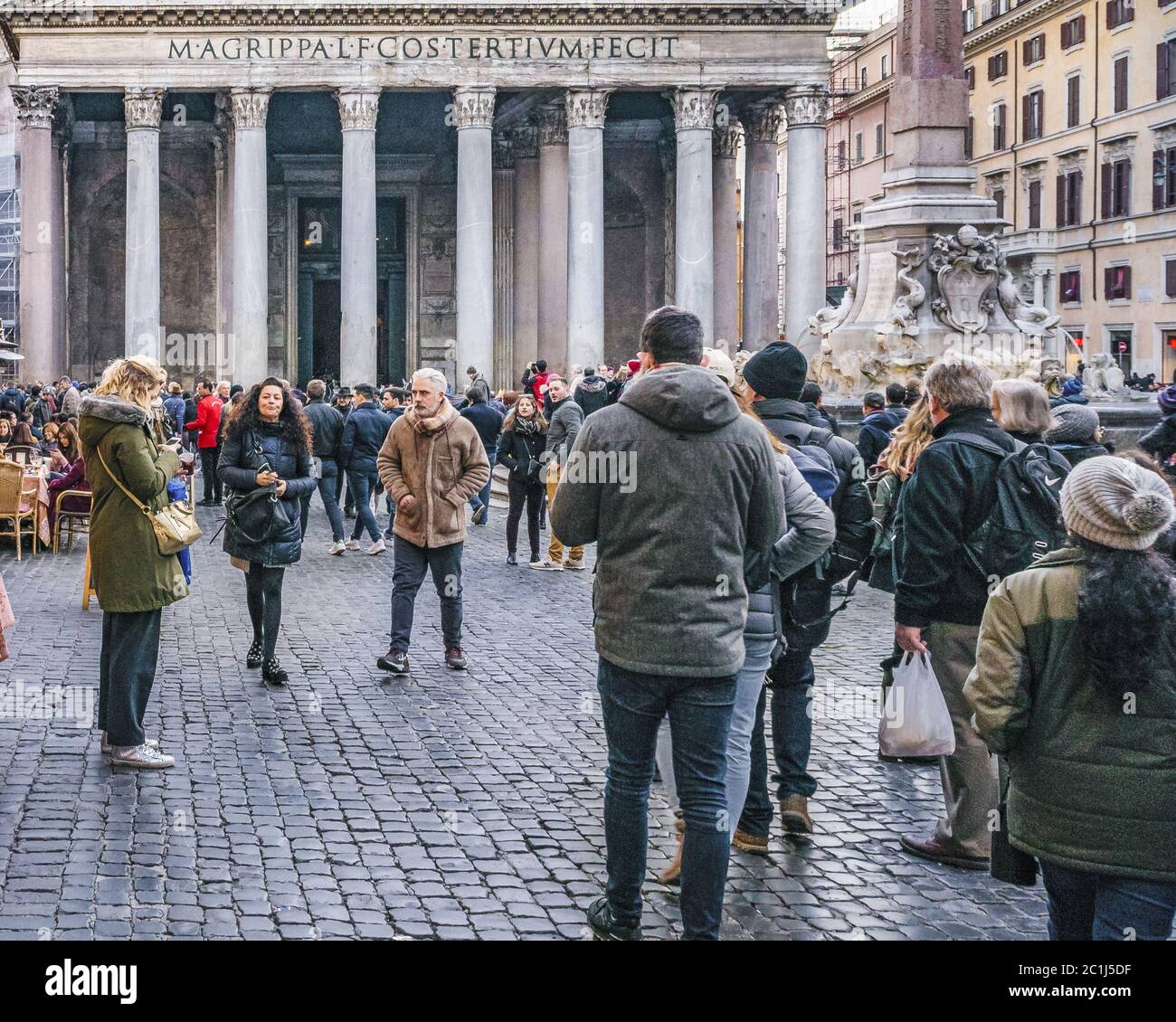 Pantheon Exterior View, Rome, Italy Stock Photo - Alamy