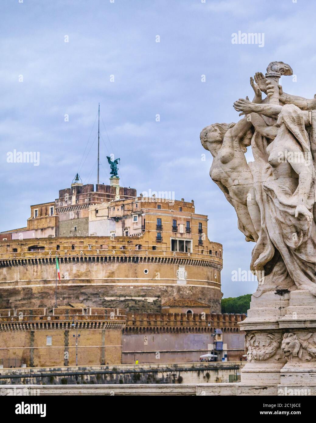 Saint Angel Castle, Rome, Italy Stock Photo - Alamy