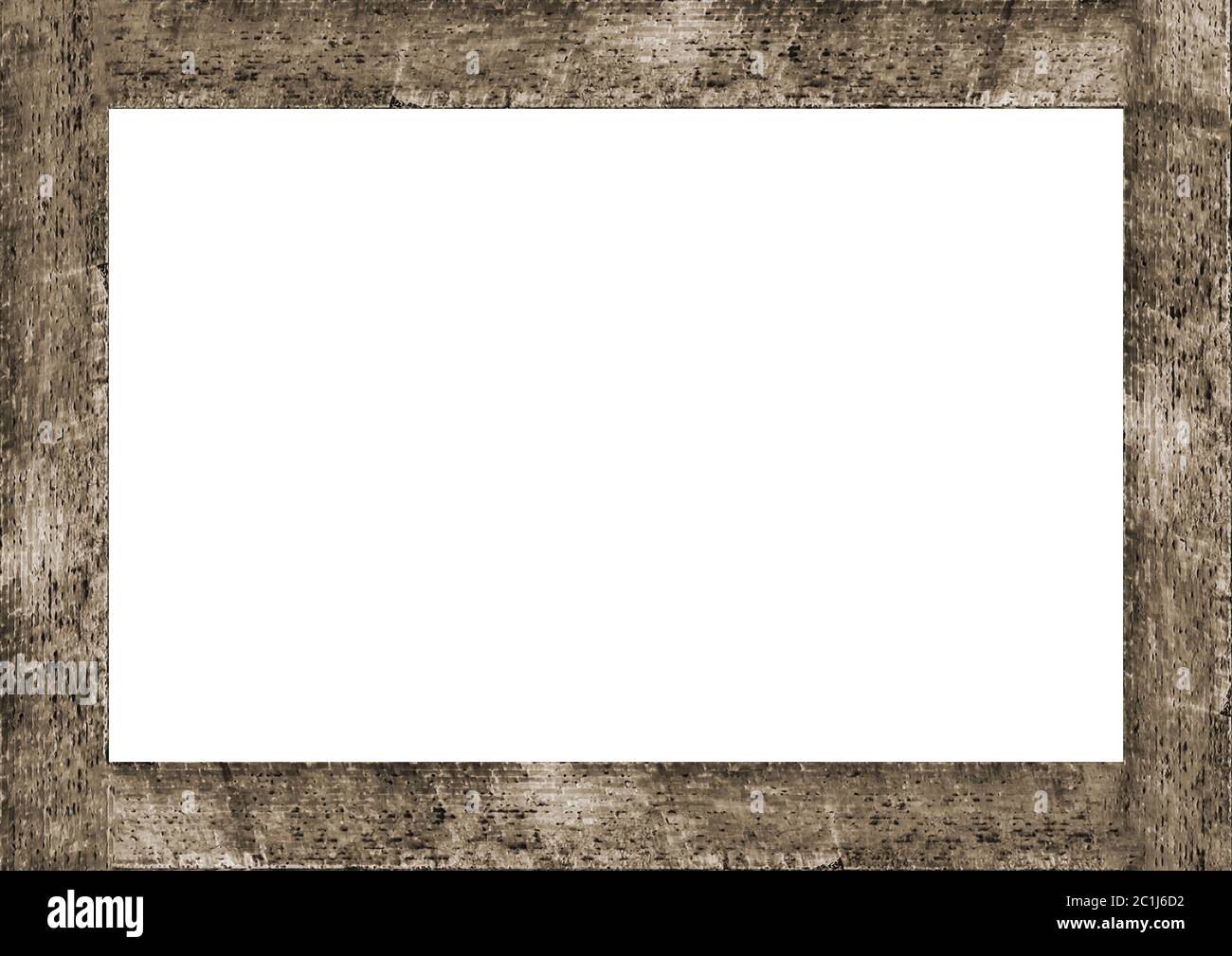 White Landscape Background with Rustic Borders Stock Photo - Alamy